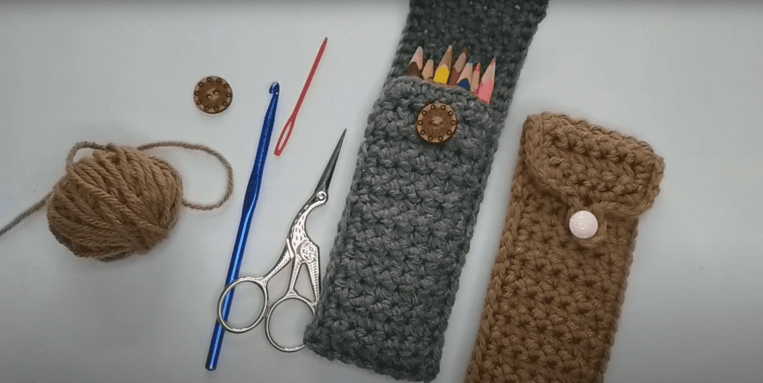 10 Crochet Pencil Holder Patterns - Artify Pattern