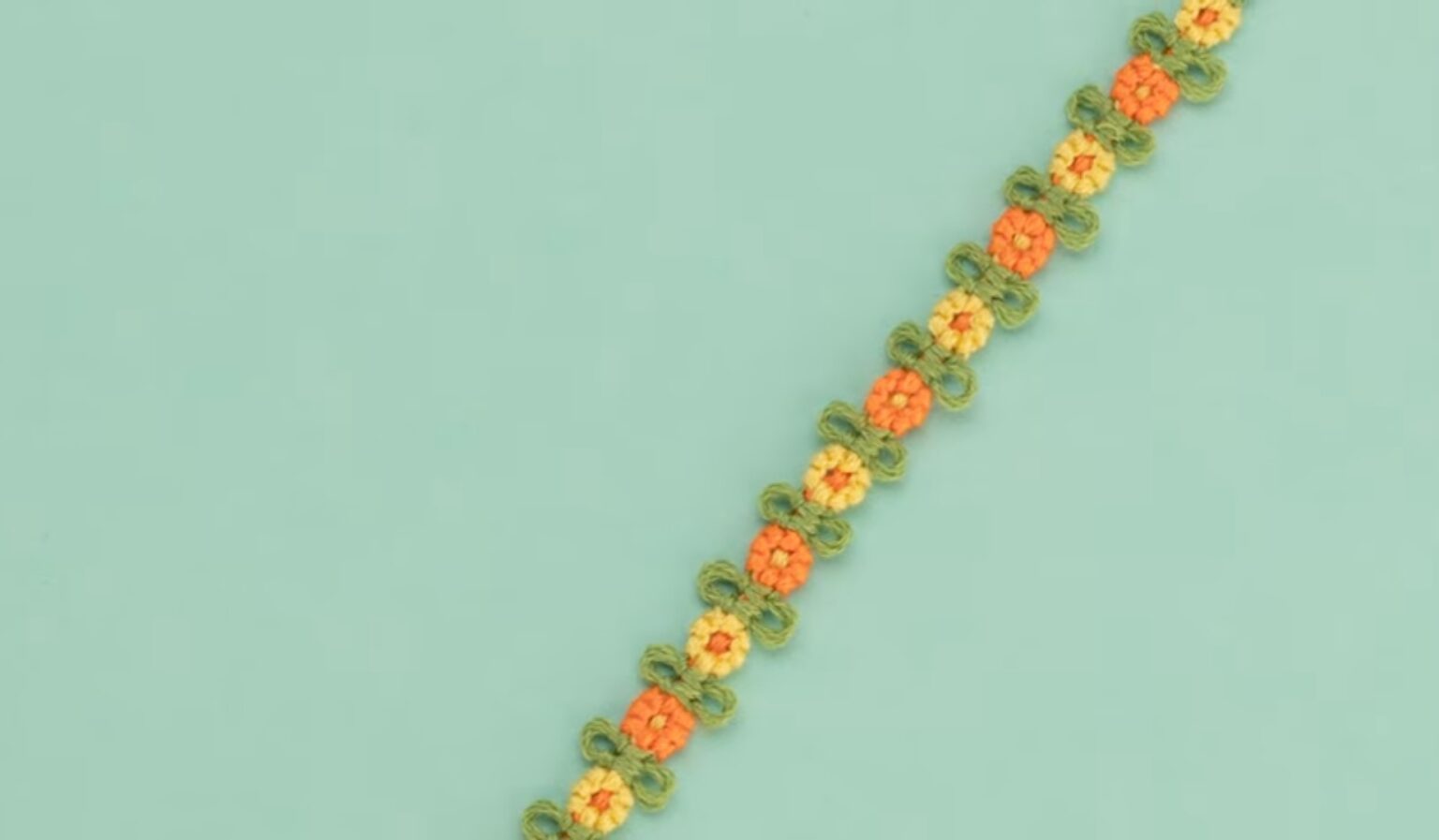 5 Whimsical Flower Friendship Bracelet Patterns in Bloom - Artify Pattern