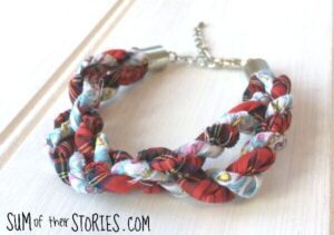 7 Gorgeous Fabric Bracelets You Can Make from Scraps - Artify Pattern