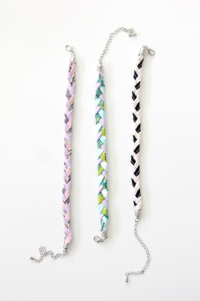 7 Gorgeous Fabric Bracelets You Can Make from Scraps - Artify Pattern