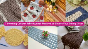 7 Stunning Crochet Table Runner Patterns to Elevate Your Dining Decor ...