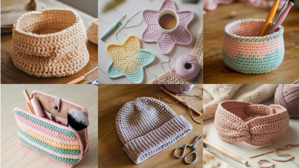 6 Easy Crochet 30-Minute Project Patterns for Beginners - Artify Pattern