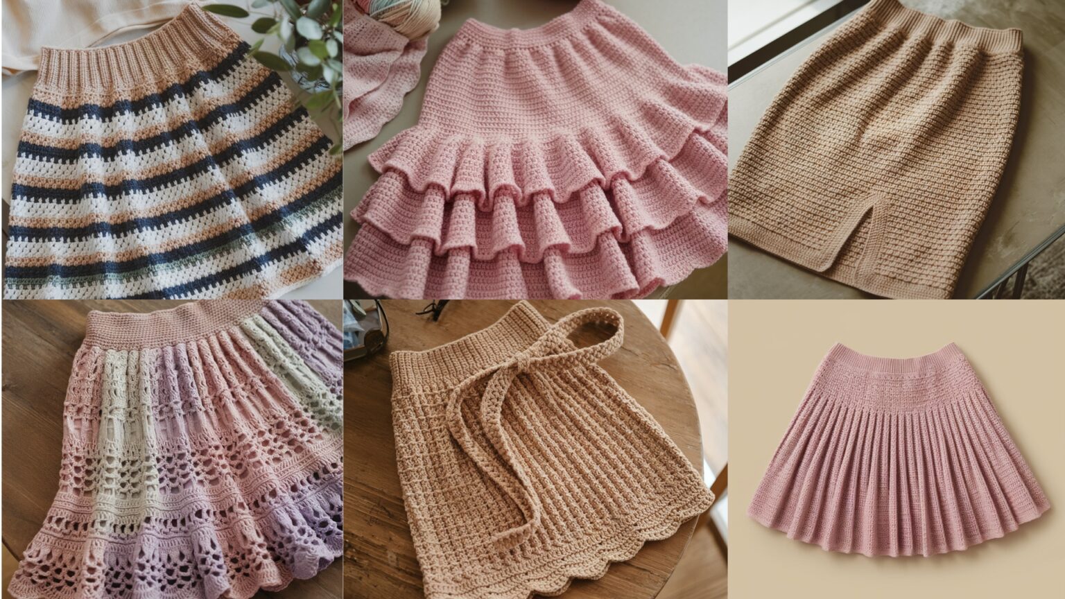 6 Trendy Crochet Mini Skirt Patterns to Elevate Your Wardrobe - Artify ...